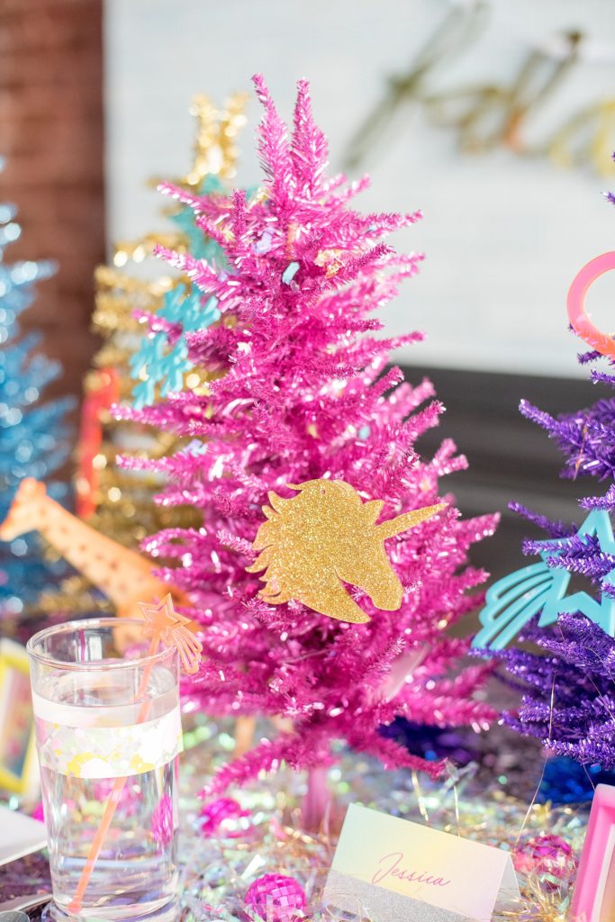 Colorful holiday party ideas in NYC with a Lisa Frank Twist