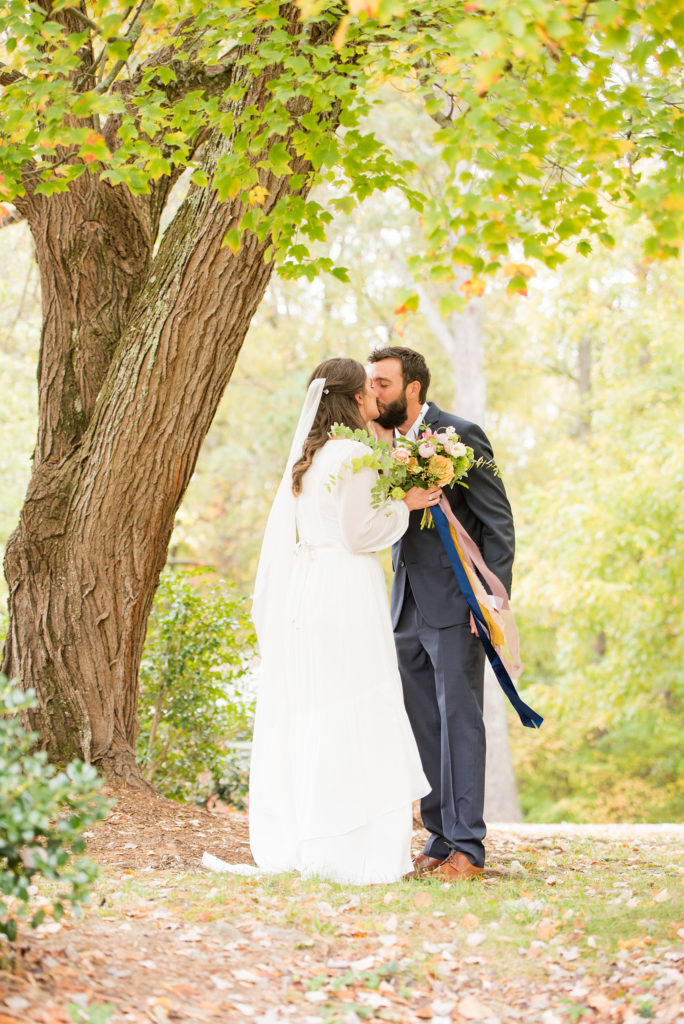 Mims House North Carolina Boho Fall Wedding Photos