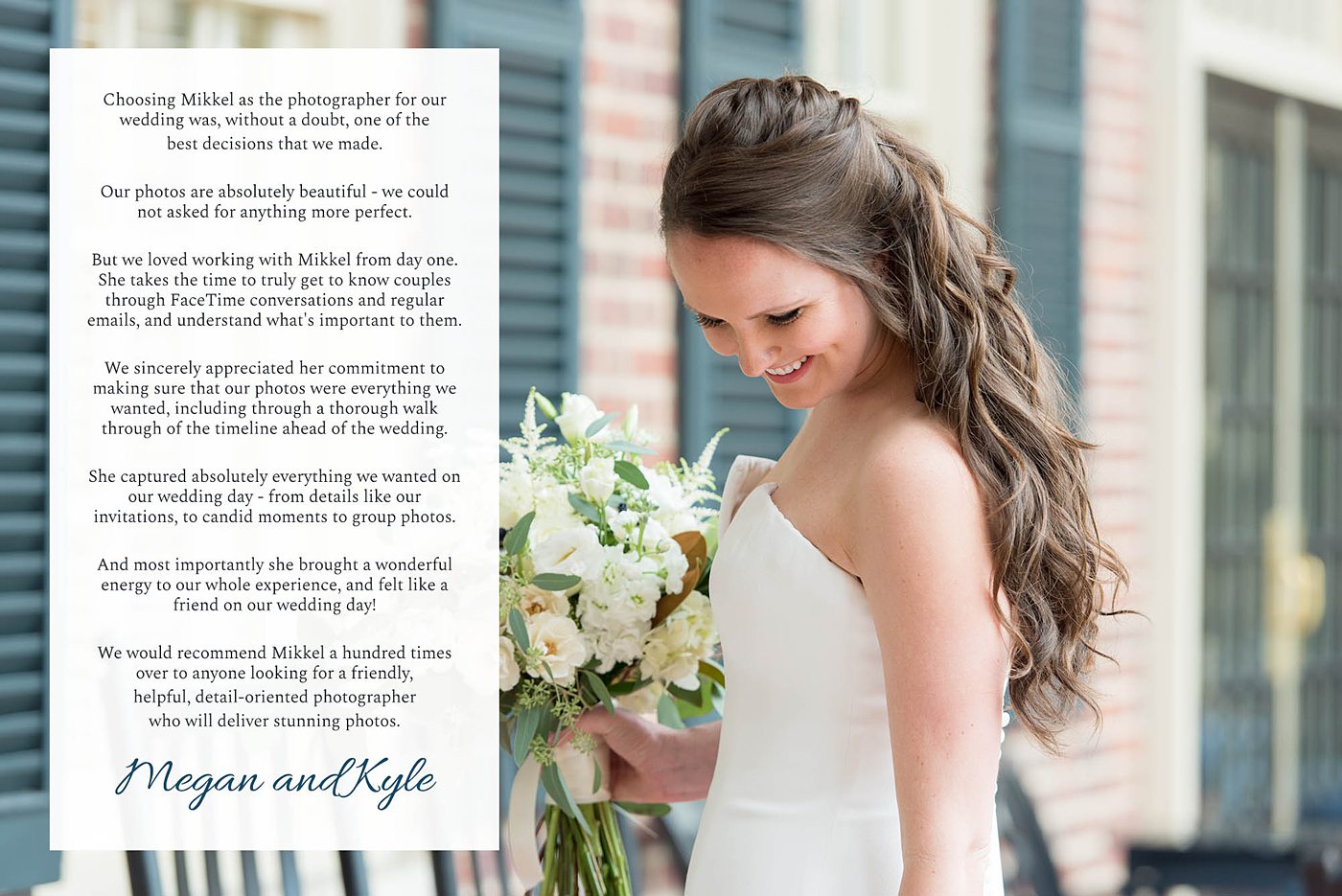 Testimonials - Wedding Photography
